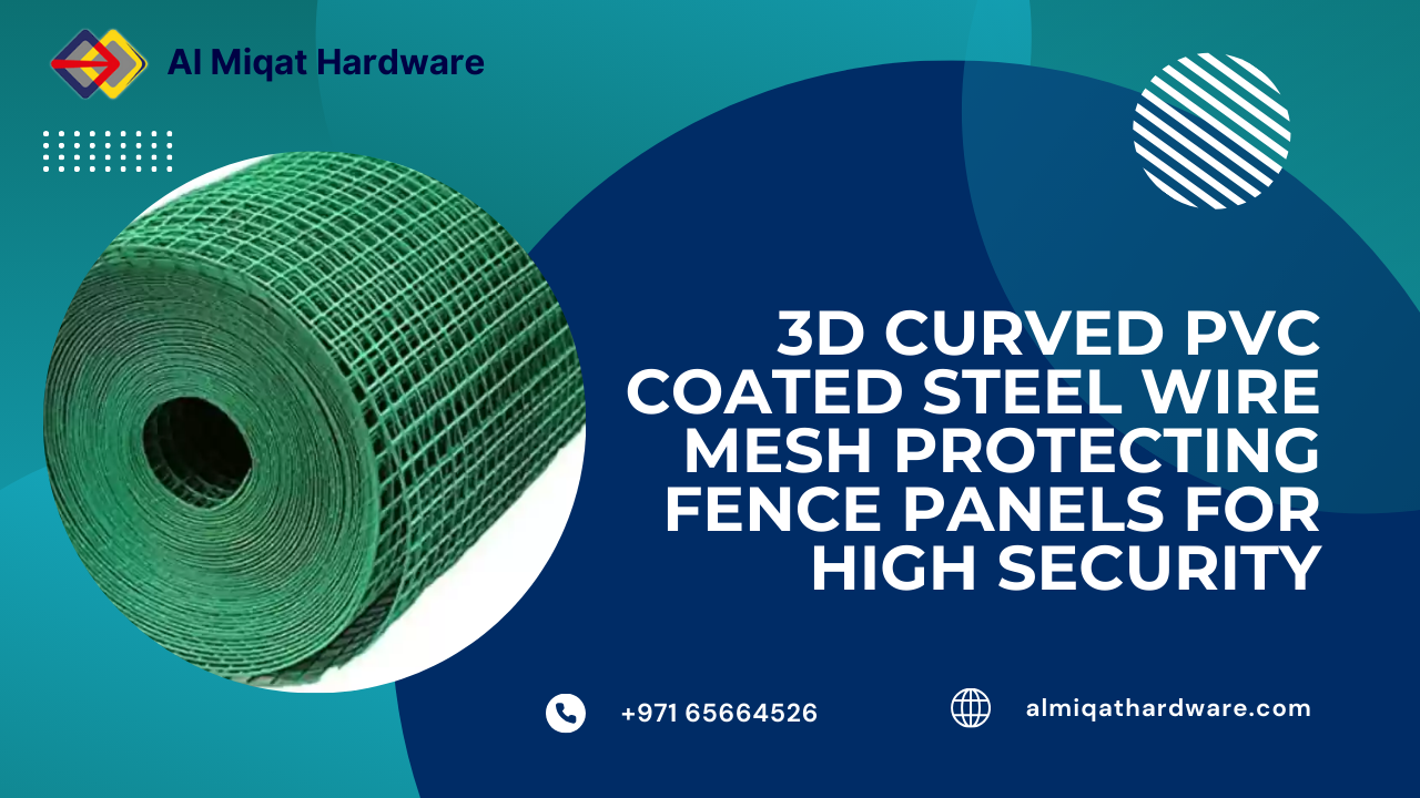 3D Curved PVC Coated Steel Wire Mesh Panels for High-Security Fencing