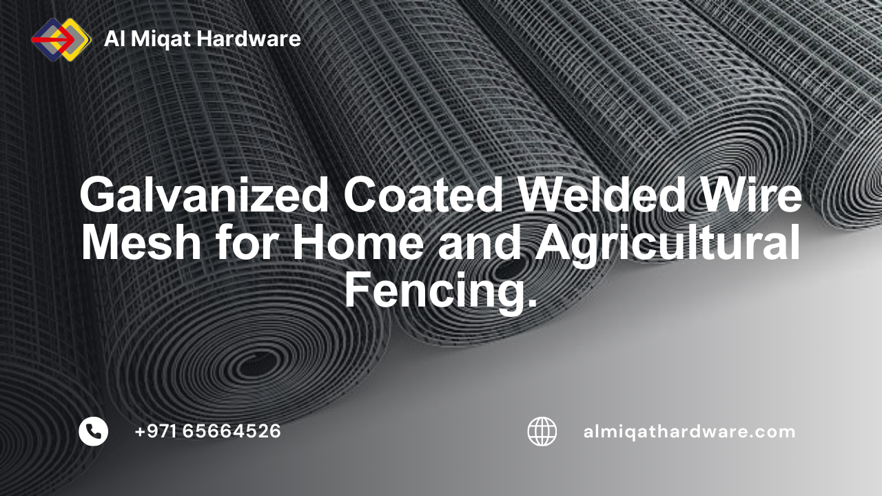 Galvanized Coated Welded Wire Mesh for Home & Agricultural Fencing