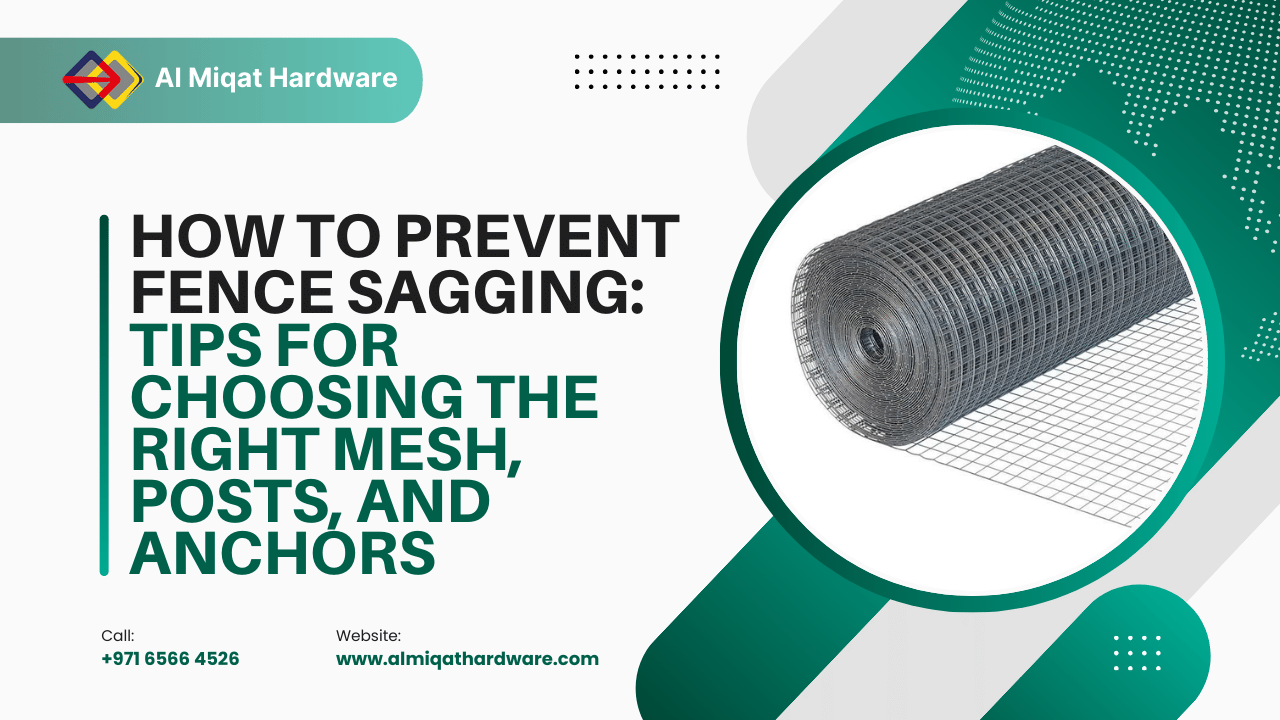 How to Prevent Fence Sagging: Mesh, Posts & Anchors Guide - Al Miqat ...