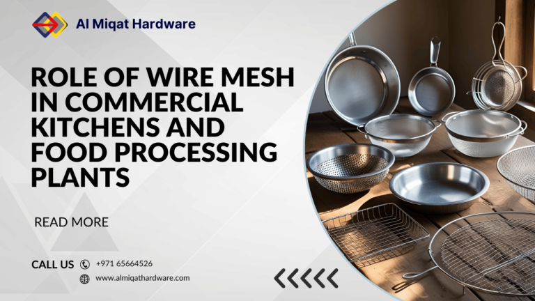 Role of Wire Mesh in Commercial Kitchens & Food Processing Plants