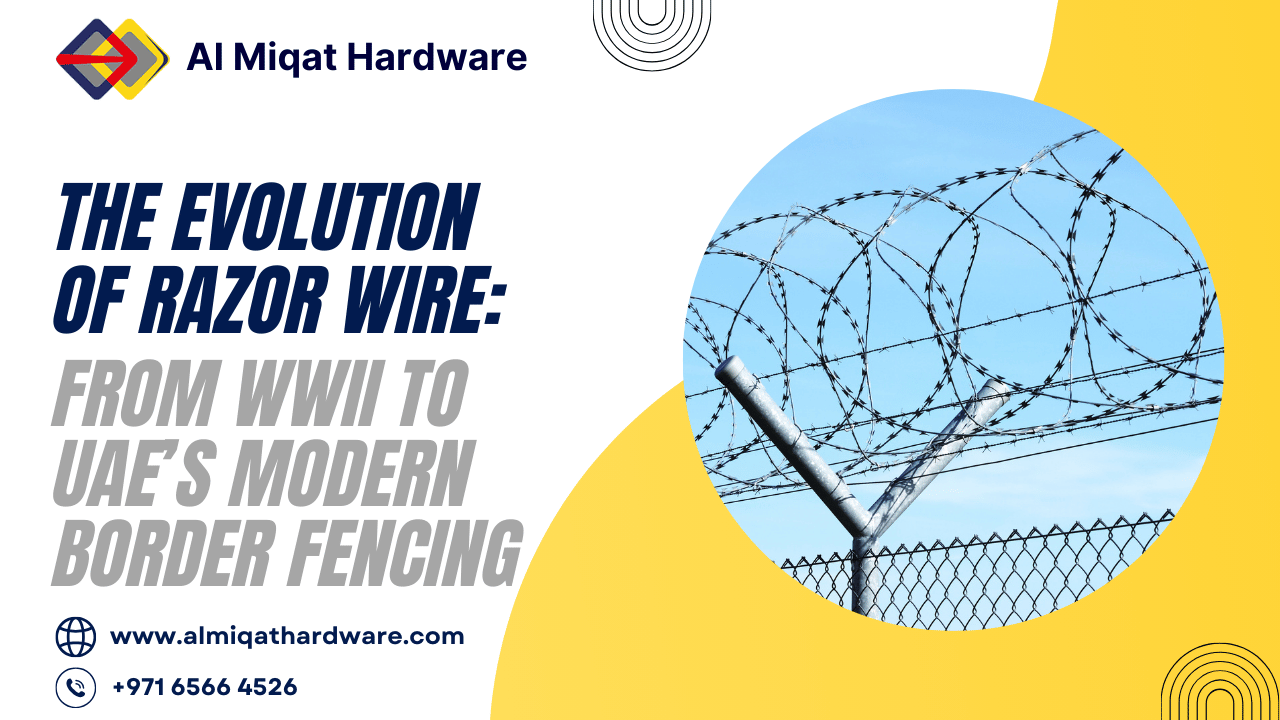 The Evolution of Razor Wire: From WWII to UAE's Modern Security Fencing ...